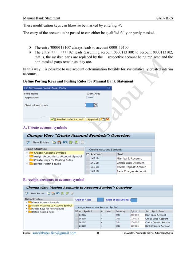 Sap manual bank statement process flow | PDF | Credit Cards | Personal Debt