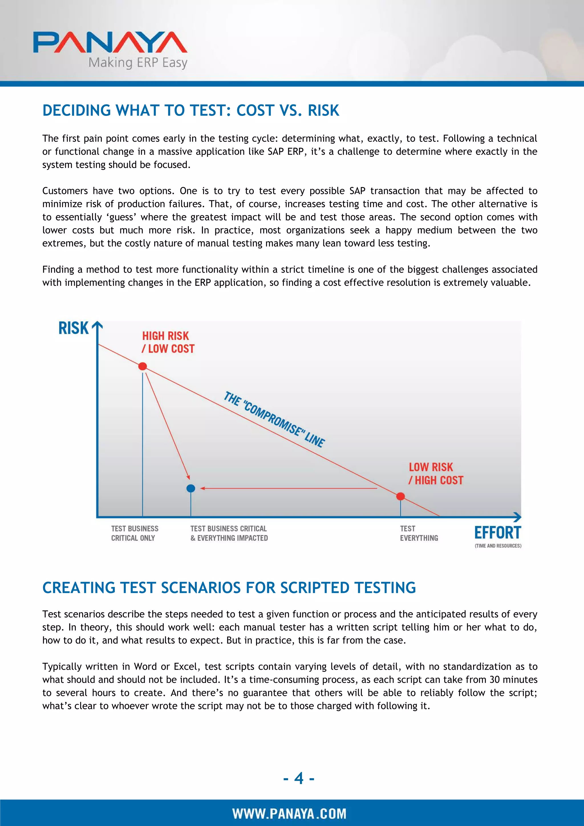 Sap manual testing | PDF