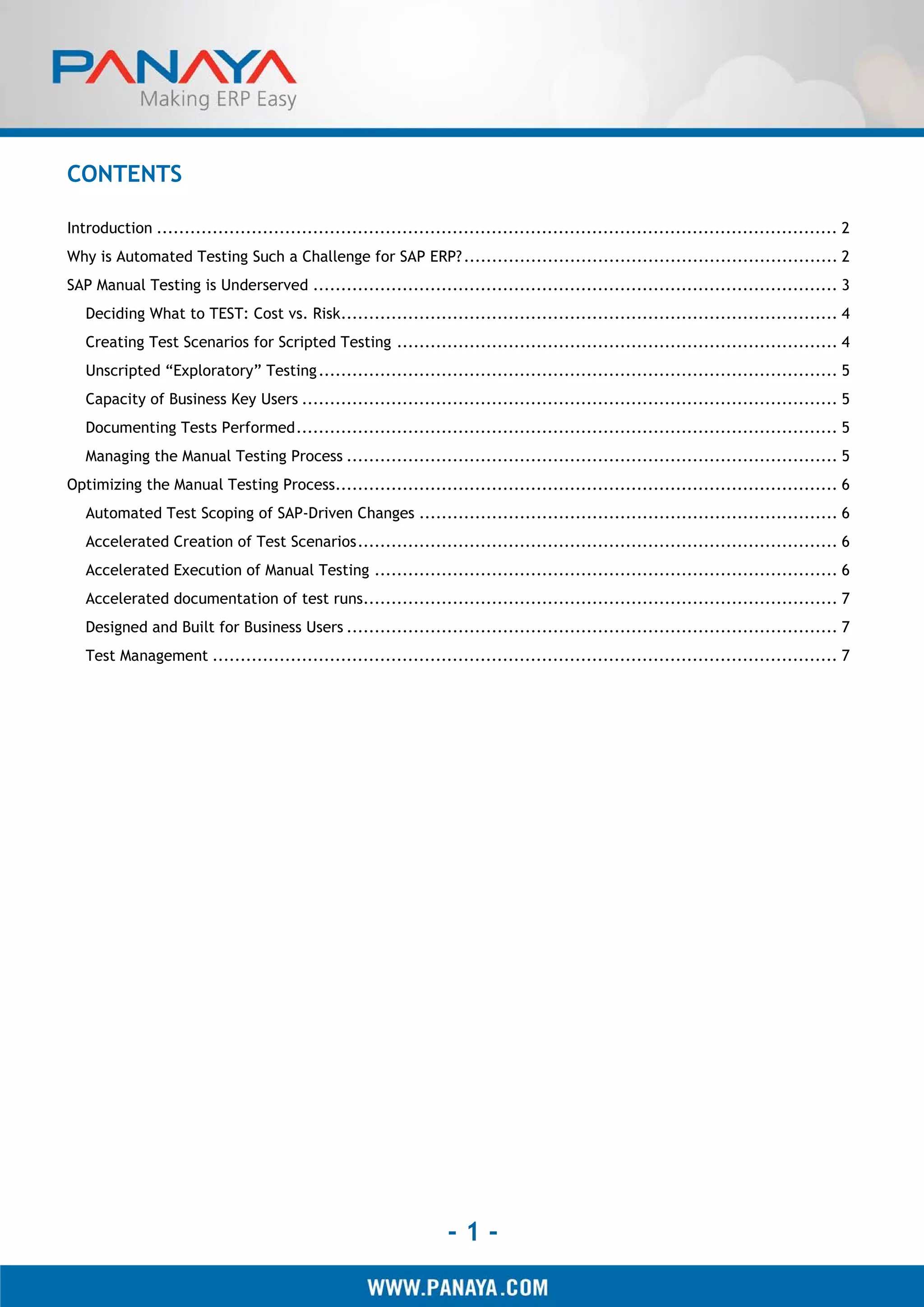 Sap manual testing | PDF