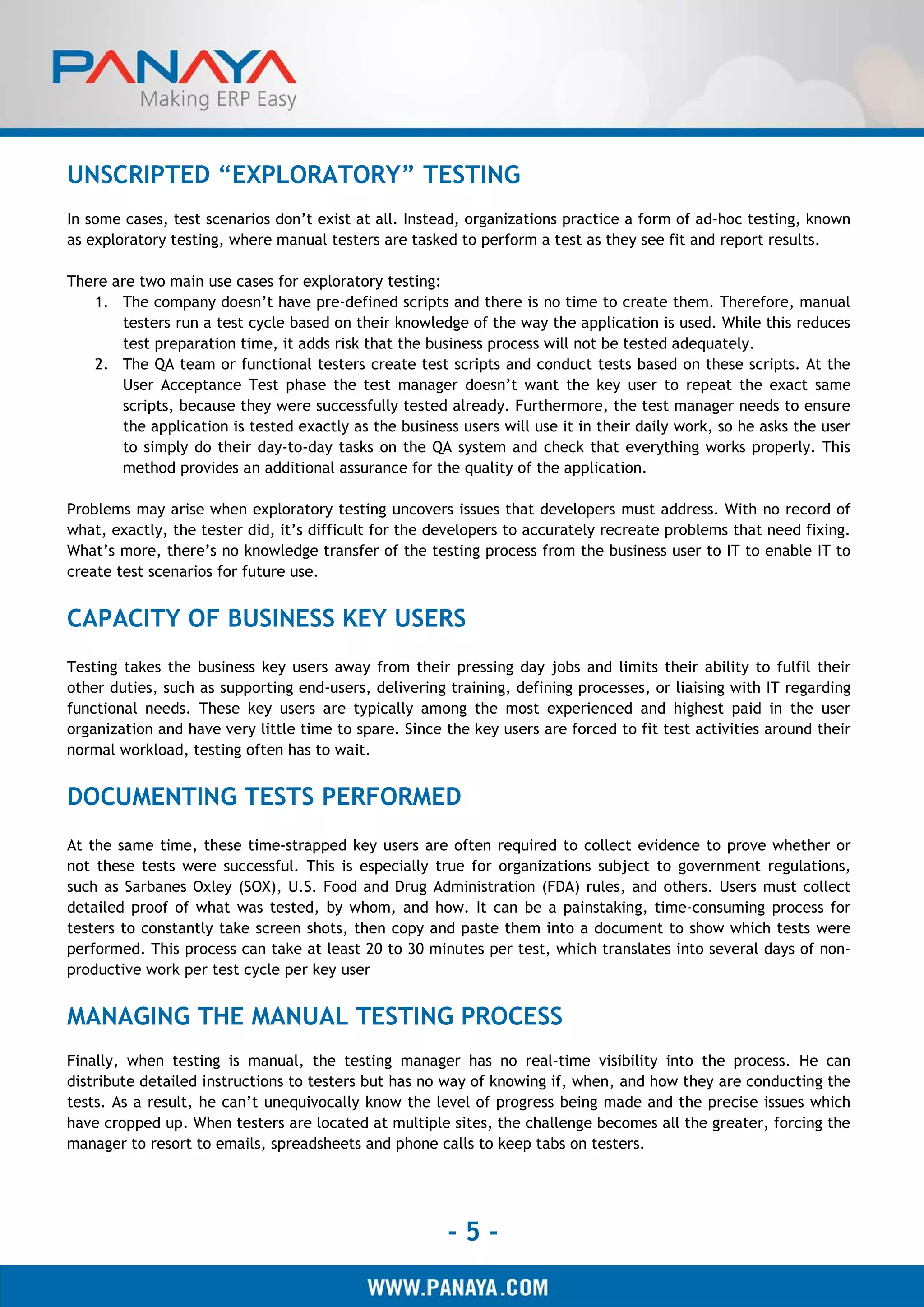 Sap manual testing | PDF