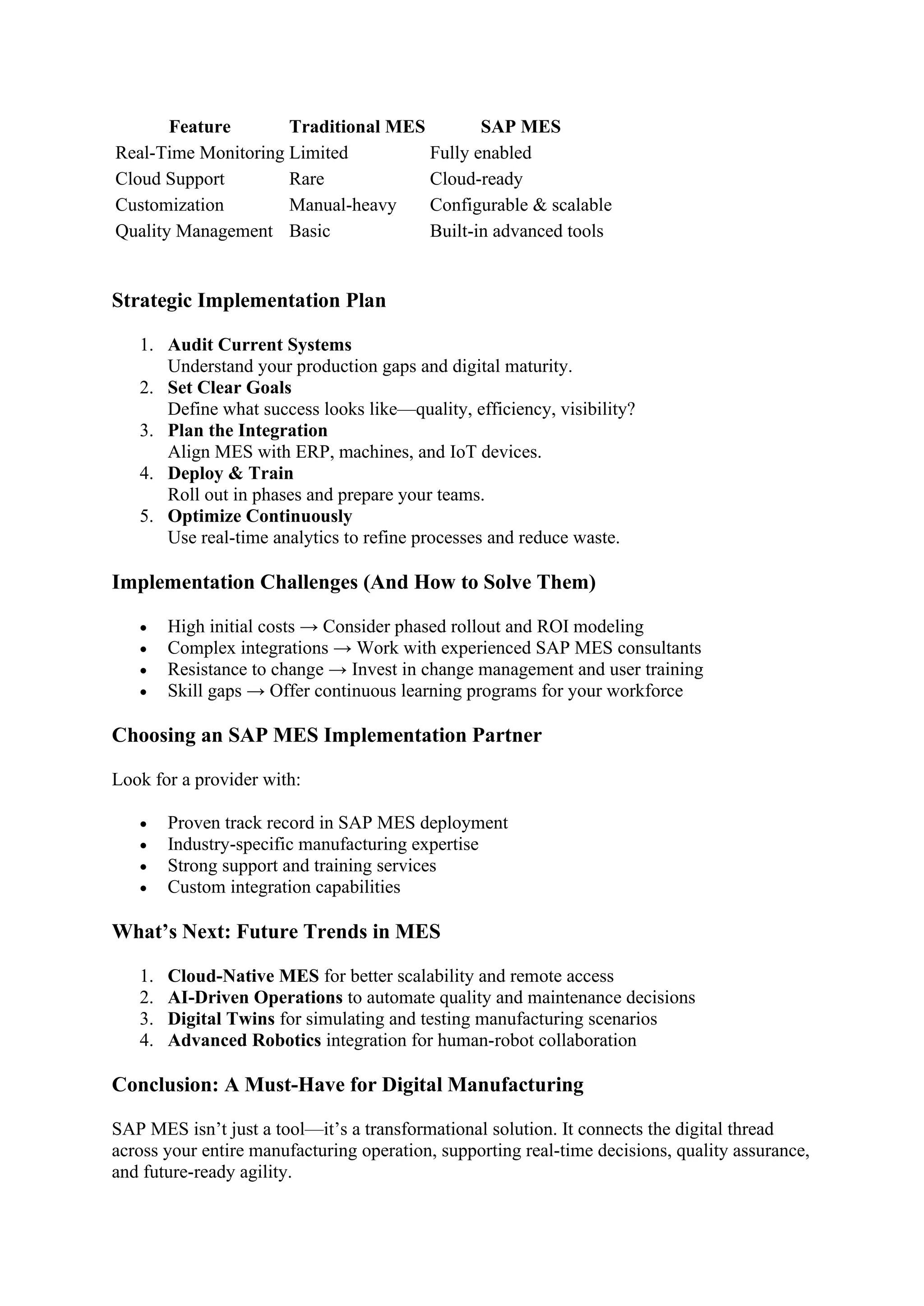 SAP Manufacturing Execution System A Complete Guide for Smart Factories ...