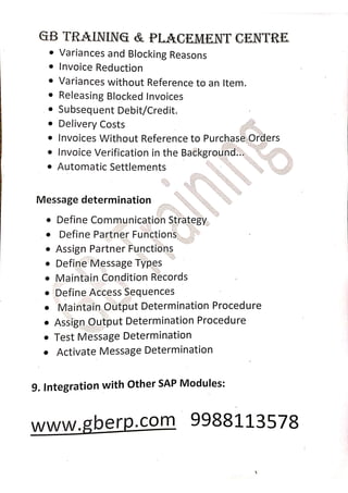 SAP Material Management Course Content .pdf