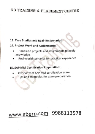 SAP Material Management Course Content .pdf
