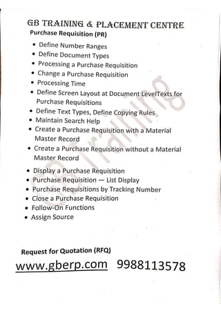 SAP Material Management Course Content .pdf