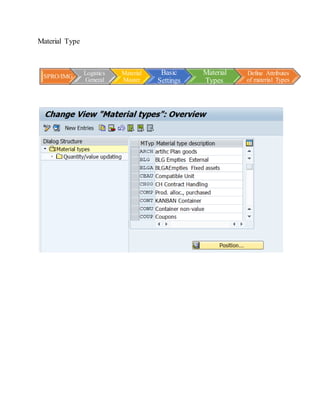 Sap material management part 01 | DOCX