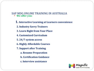 Sap mdg online training in india | PPT