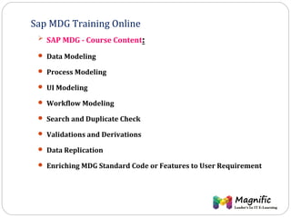 Sap mdg online training in india | PPT