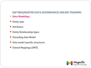 Sap mdg online training in india | PPT