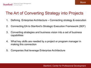 Free Webinar: The Art of Converting Strategy into Projects | PPT