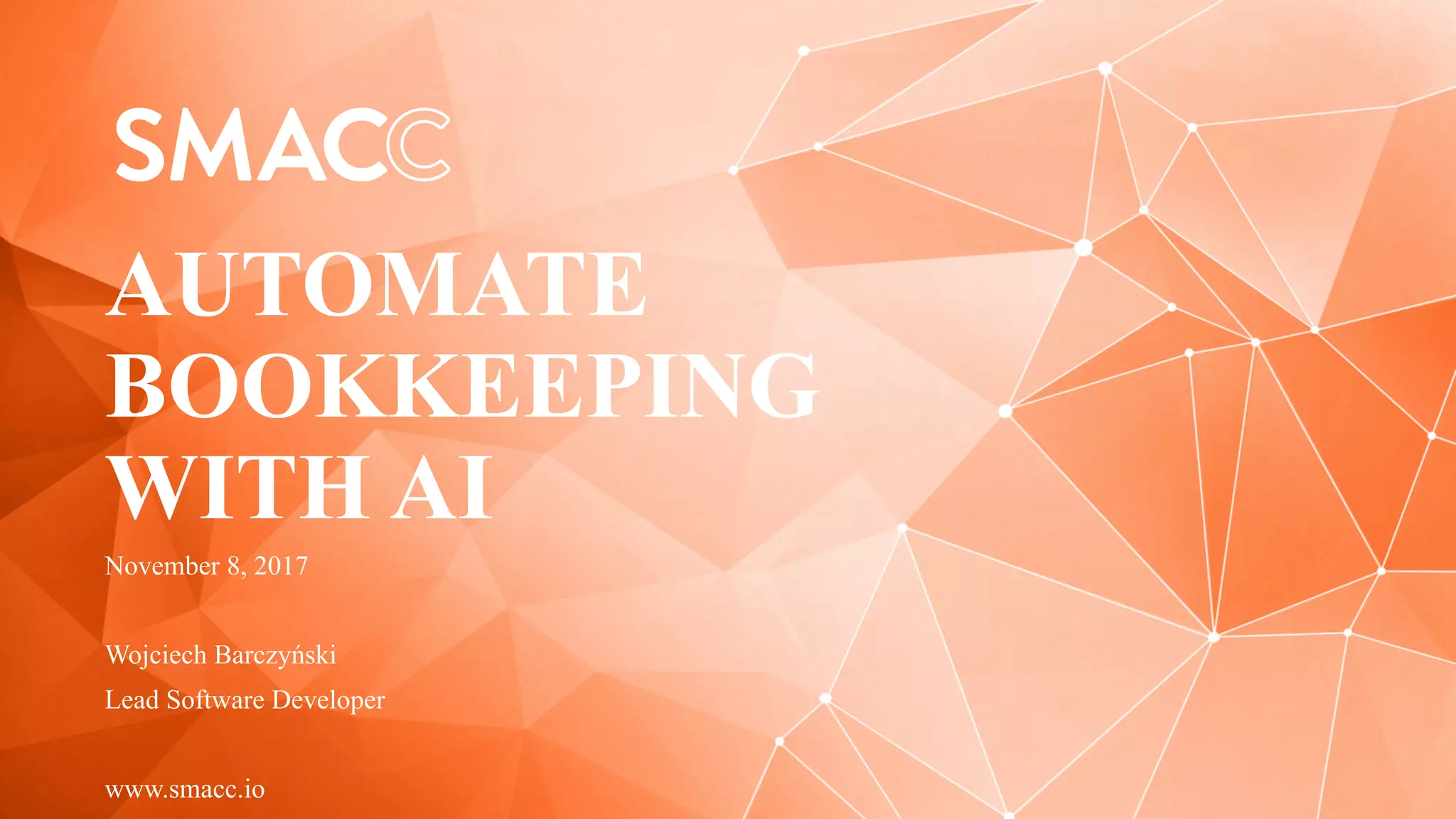 SMACC - Automatic Bookkeeping with AI | PDF