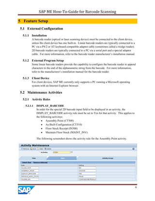 Sap me how to-guide - barcode scanning | PDF | Operating Systems ...