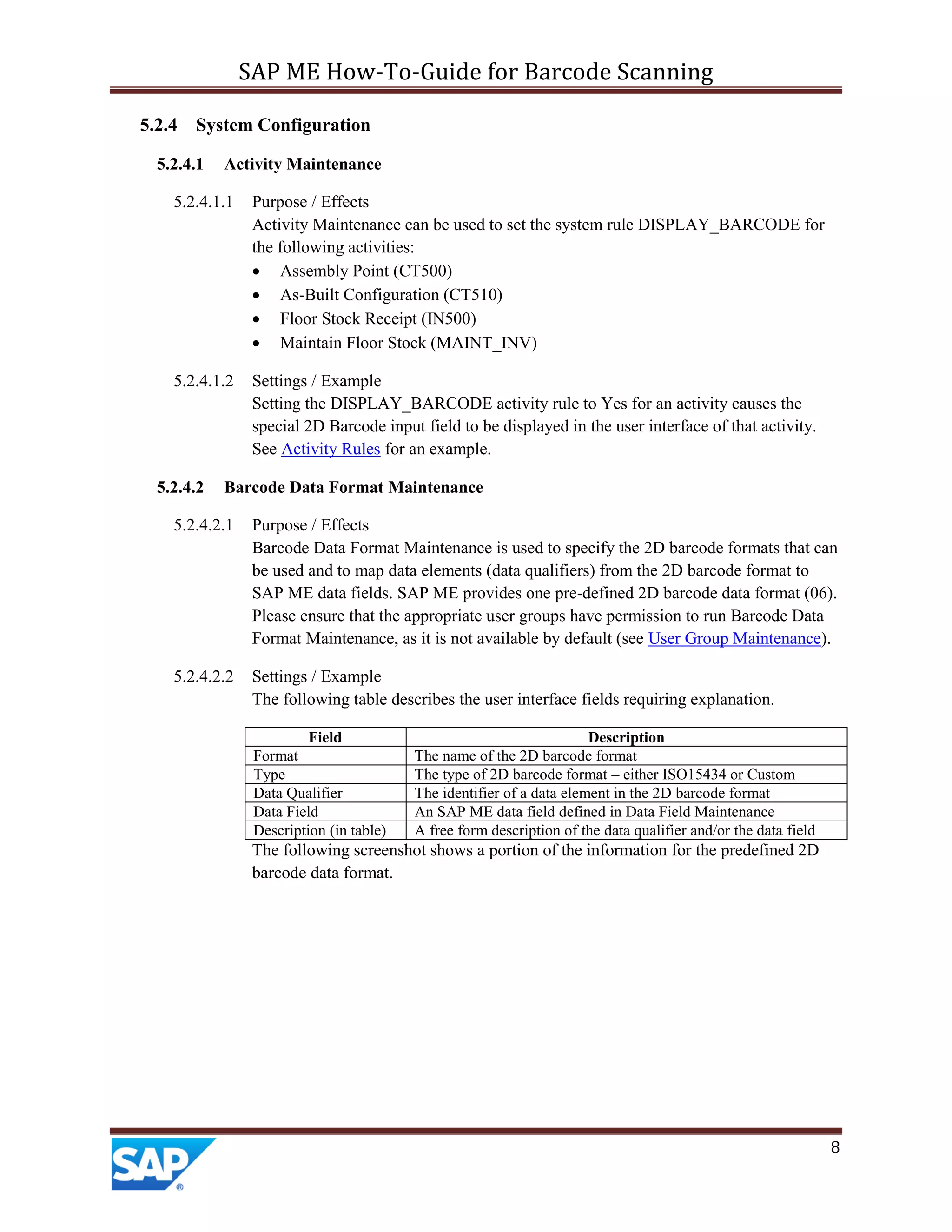 Sap me how to-guide - barcode scanning | PDF