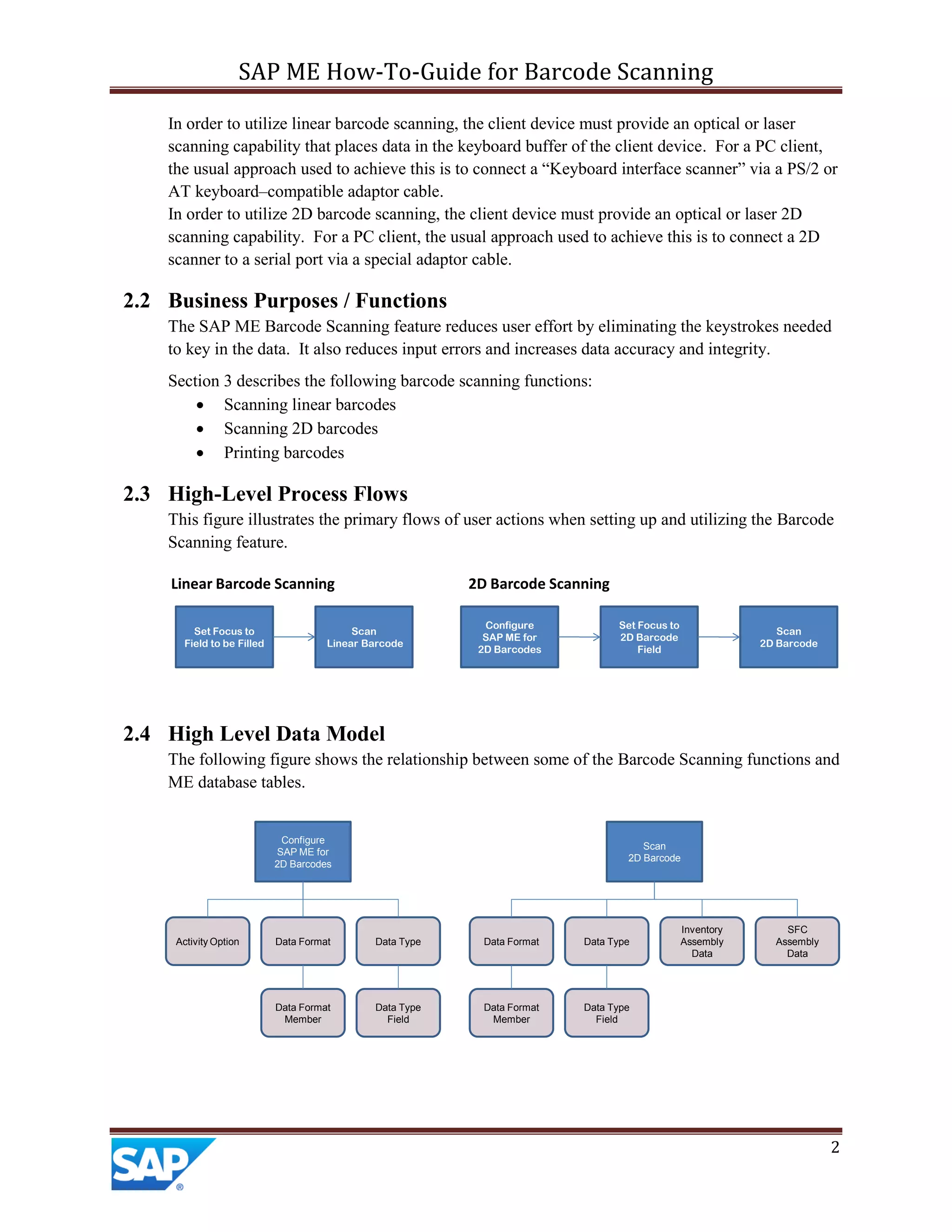 Sap me how to-guide - barcode scanning | PDF