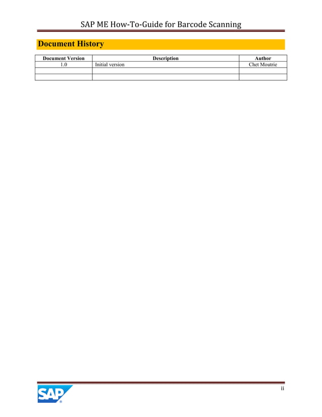Sap me how to-guide - barcode scanning | PDF