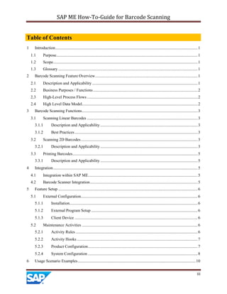 Sap me how to-guide - barcode scanning | PDF
