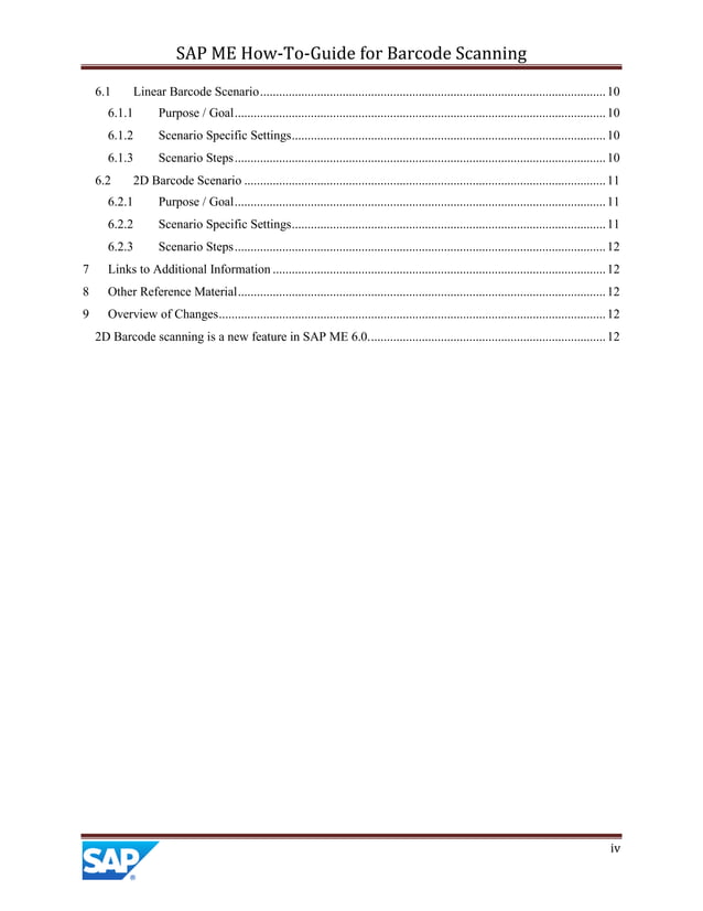 Sap me how to-guide - barcode scanning | PDF