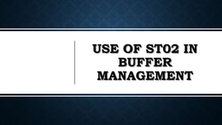 Sap memory management ,workload and performance analysis.pptx