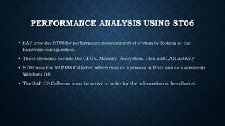 Sap memory management ,workload and performance analysis.pptx