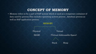 Sap memory management ,workload and performance analysis.pptx