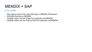 Sap + mendix | PPTX