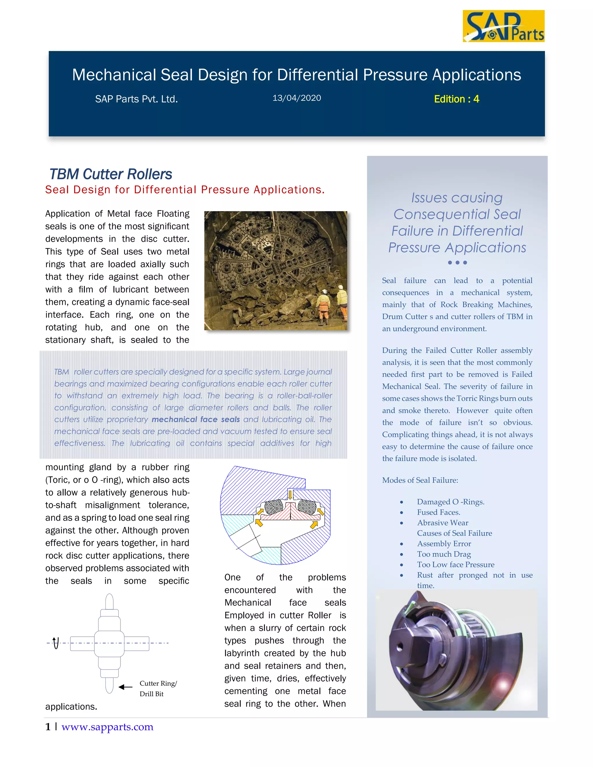 Mechanical Face Seals Design for Differential Pressure Applications | PDF