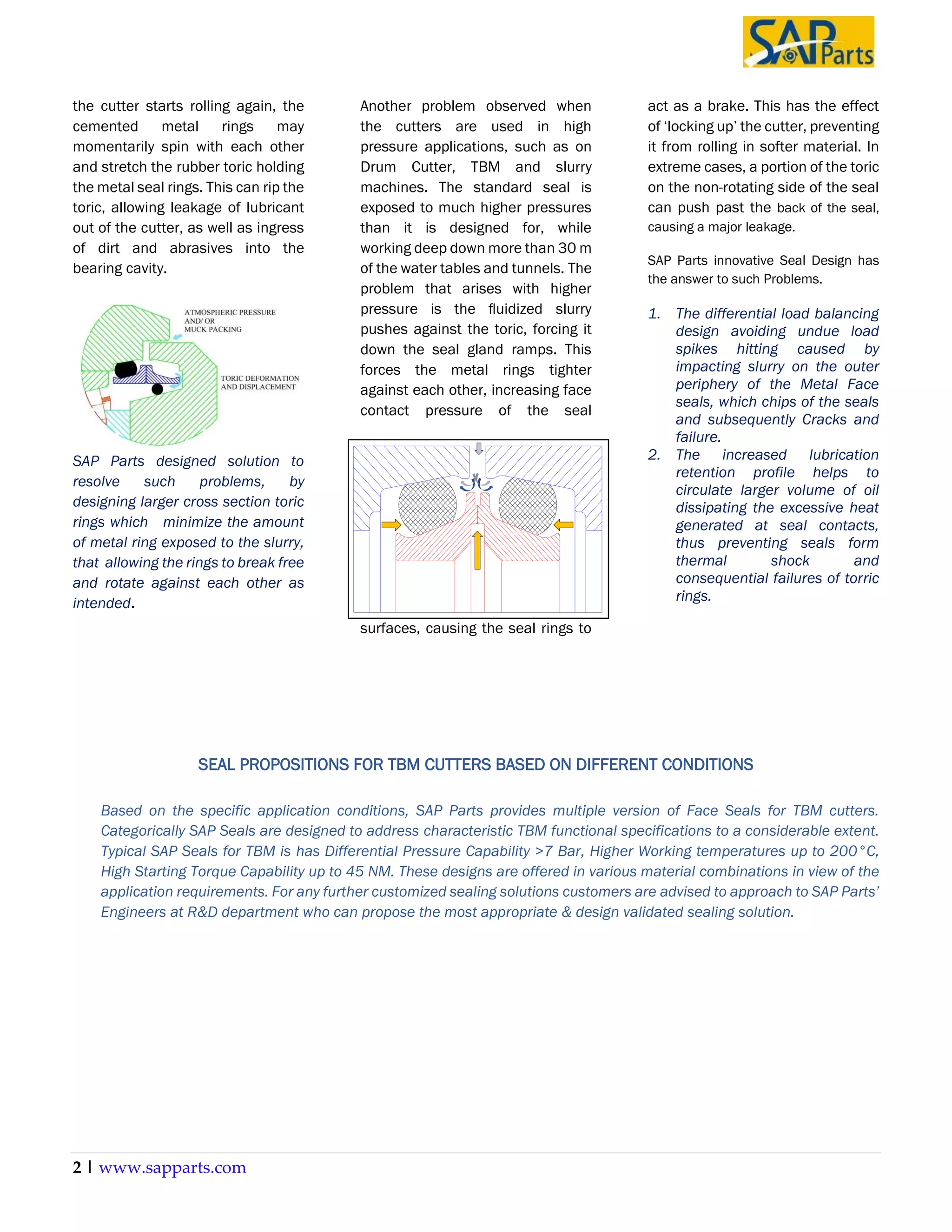Mechanical Face Seals Design for Differential Pressure Applications | PDF