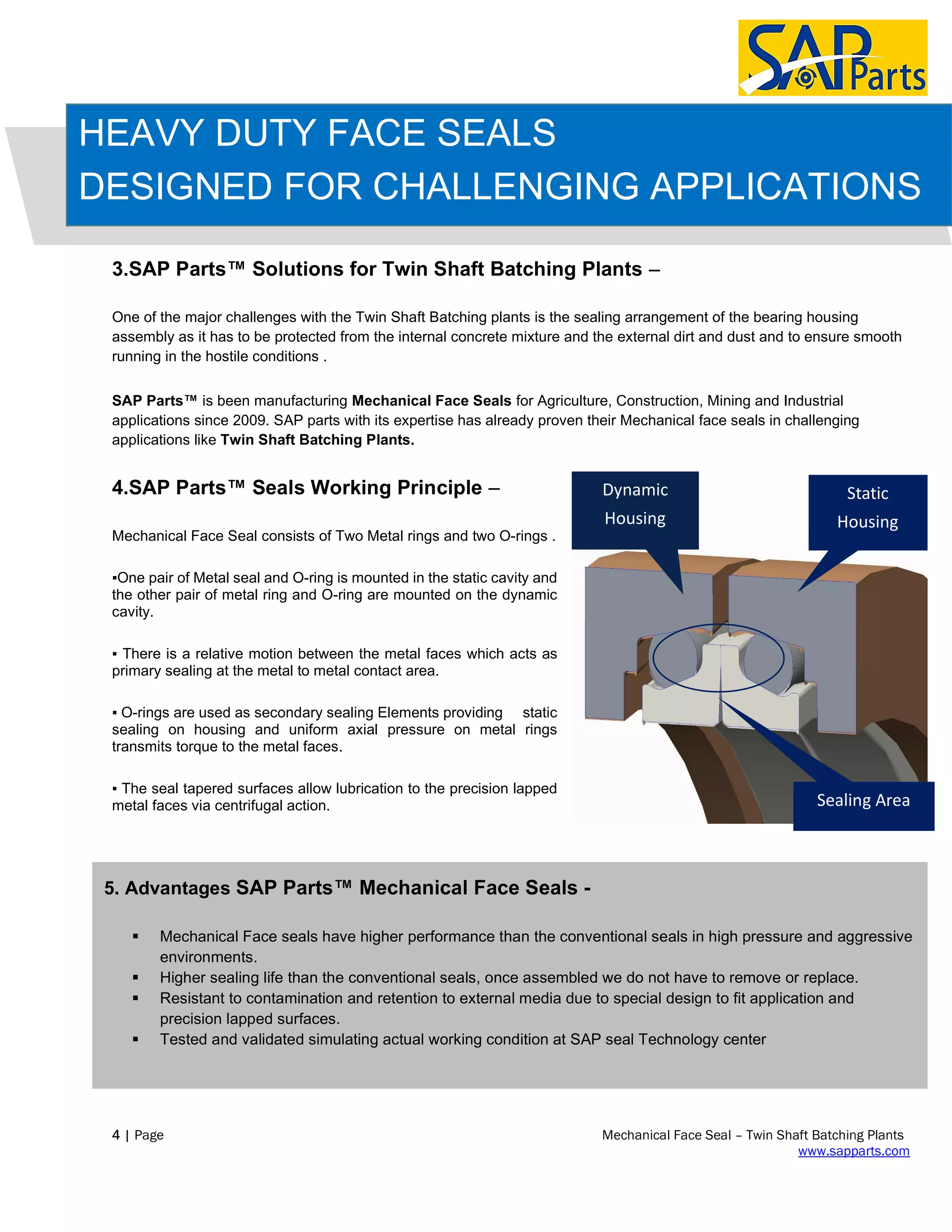 Get Metal Face Seals – Sap Parts | PDF