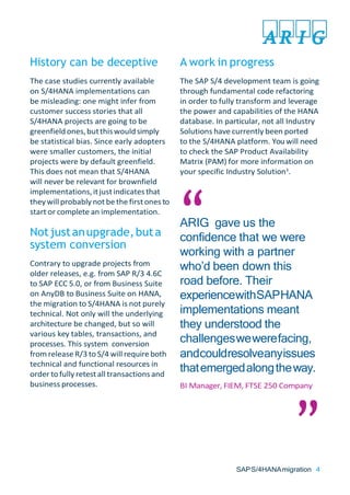 SAP ERP IMPLEMENTATION AND Sap migration | PDF | Databases | Computer ...