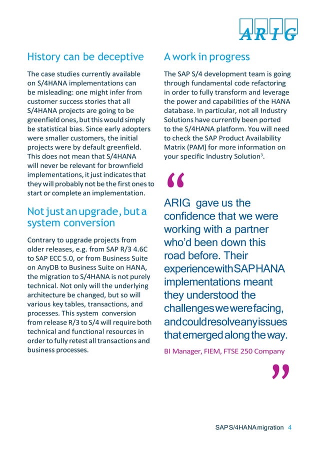 Sap Erp Implementation And Sap Migration Pdf Databases Computer Software And Applications