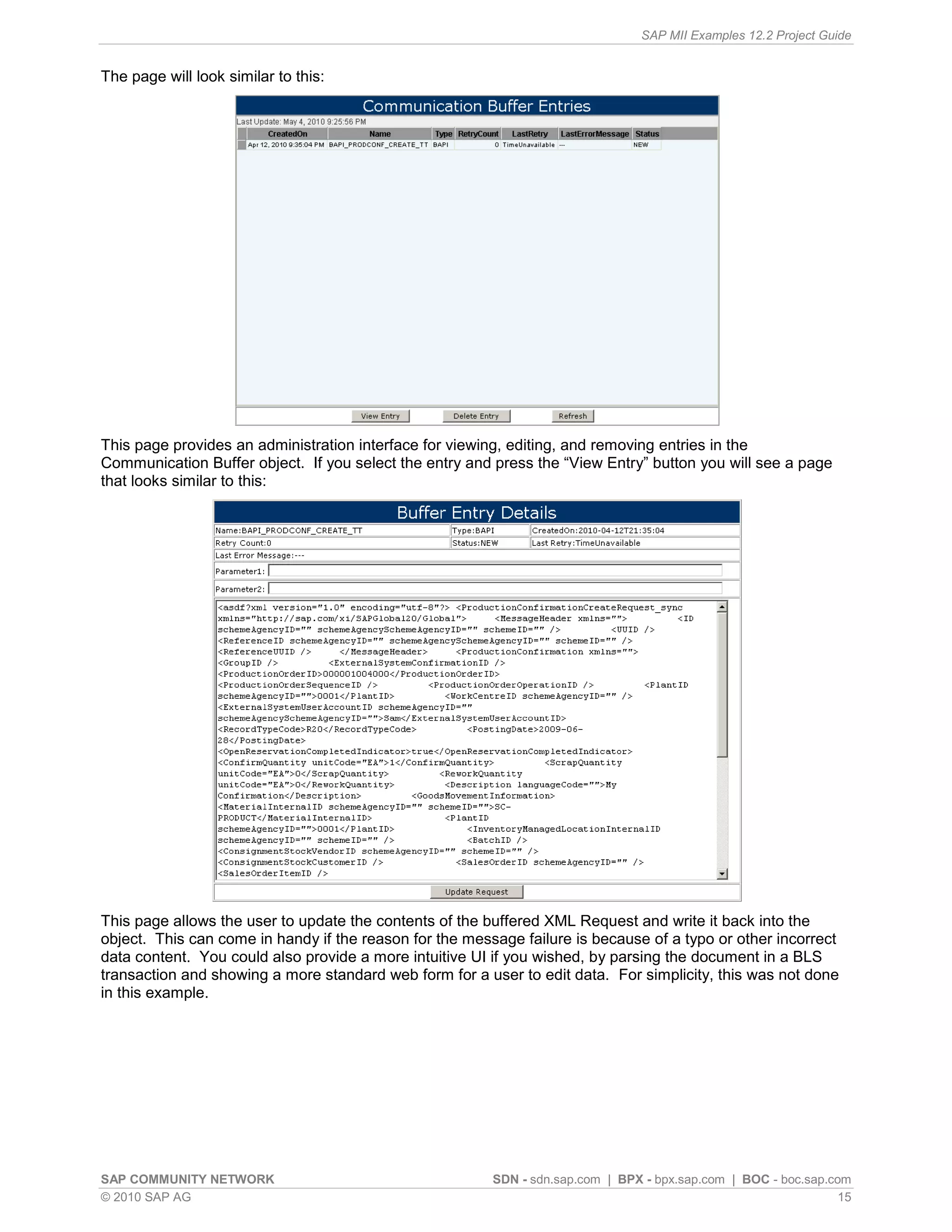 Sap mii examples 12.2 project guide | PDF
