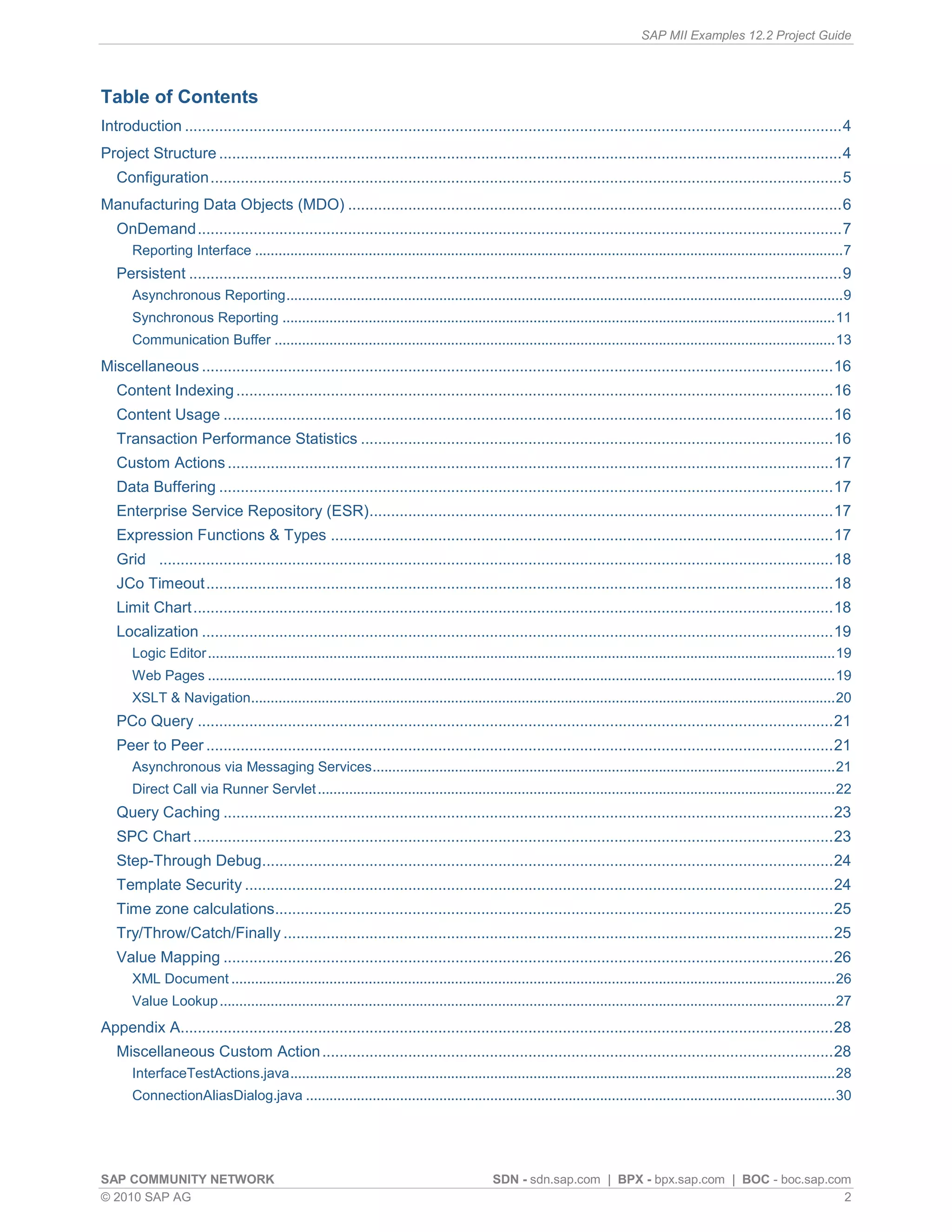 Sap mii examples 12.2 project guide | PDF