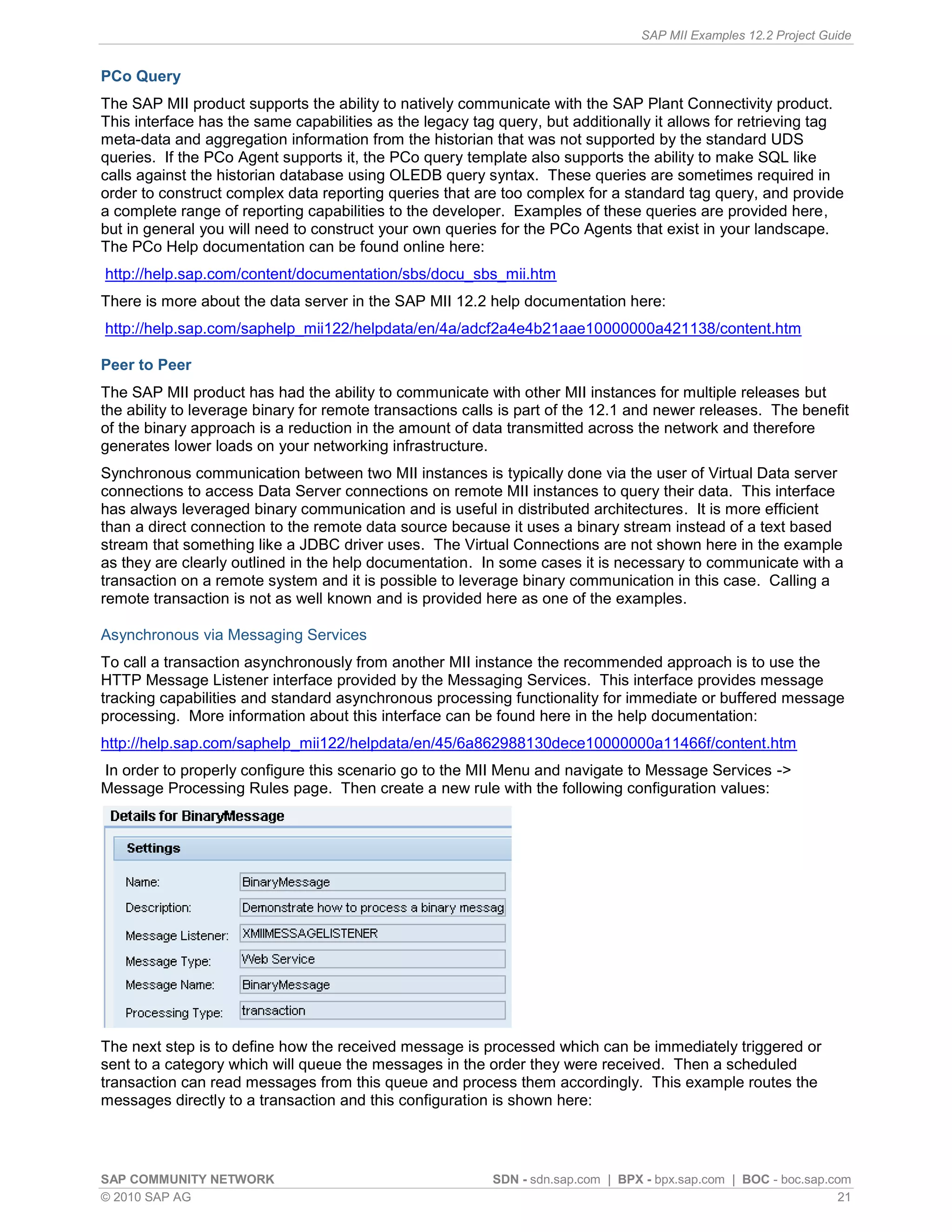 Sap mii examples 12.2 project guide | PDF