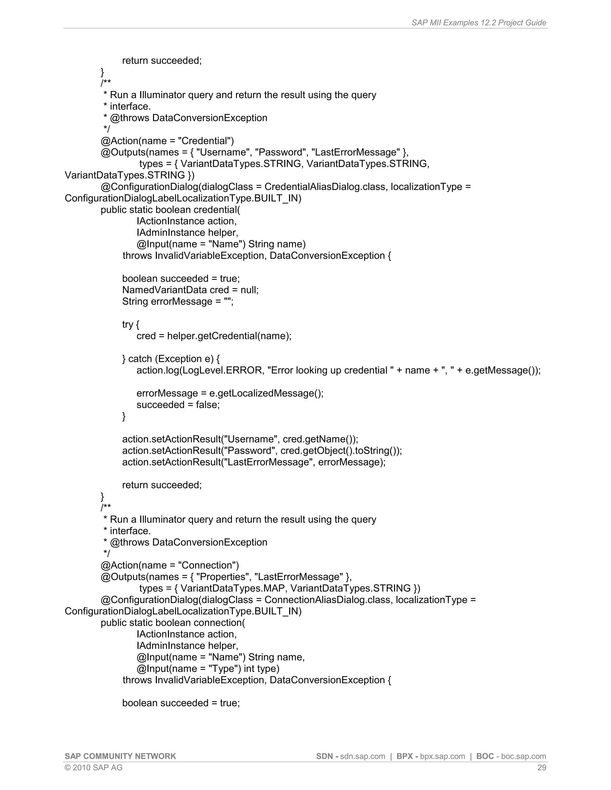 Sap mii examples 12.2 project guide | PDF