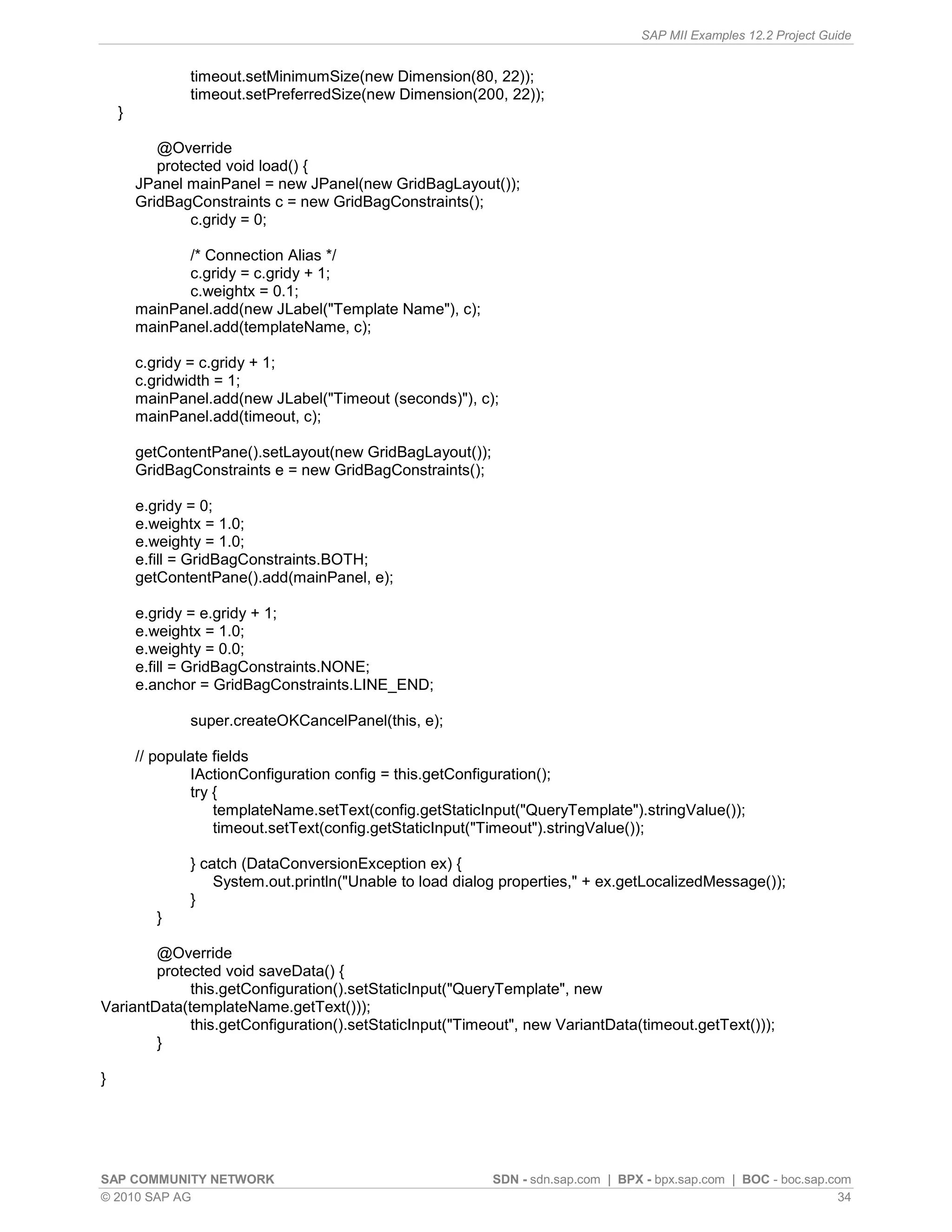 Sap mii examples 12.2 project guide | PDF