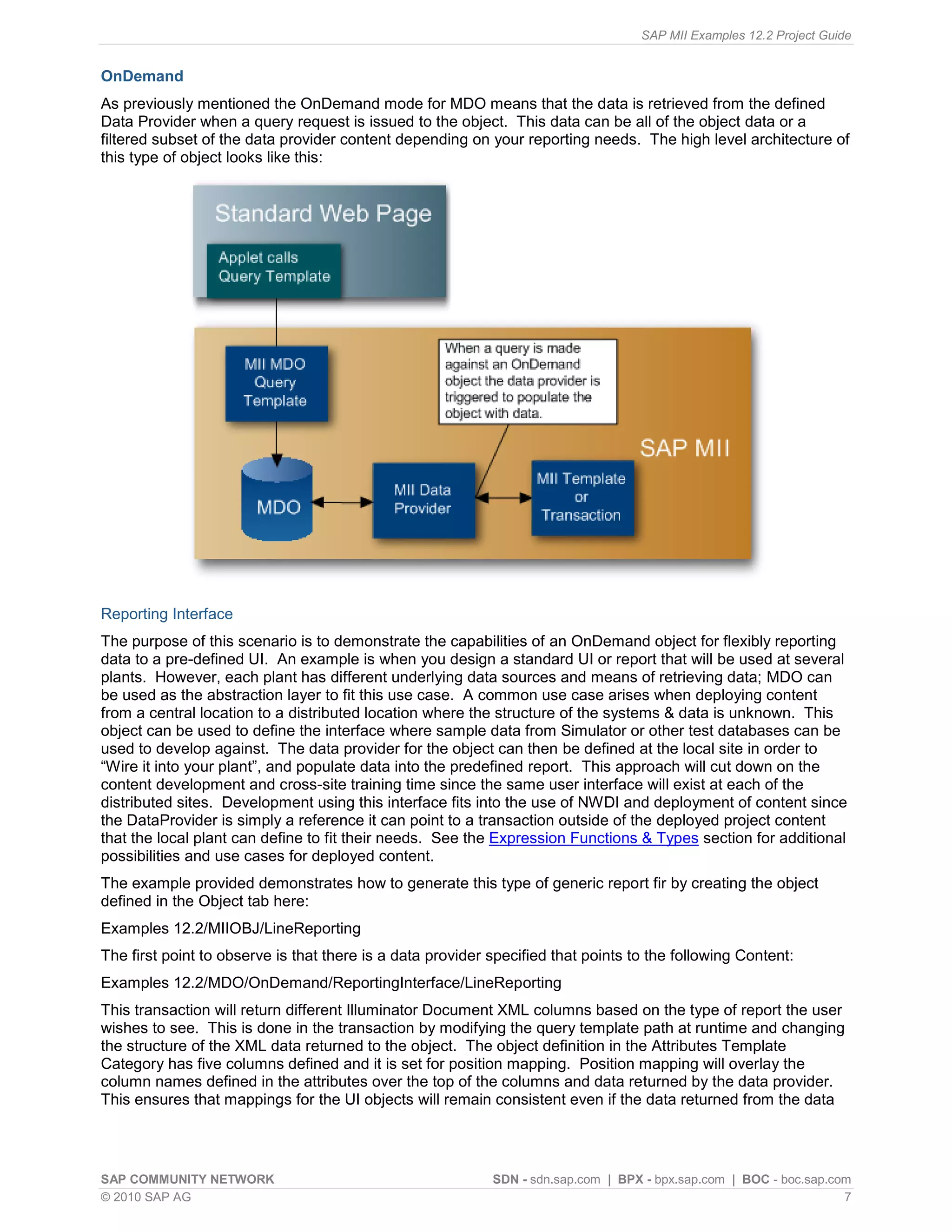 Sap mii examples 12.2 project guide | PDF