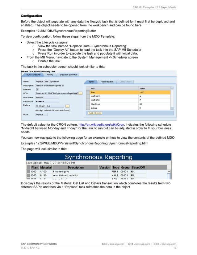 Sap mii examples 12.2 project guide | PDF