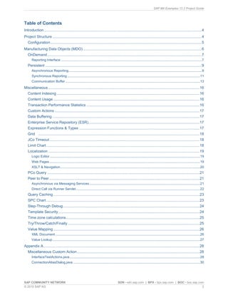 Sap mii examples 12.2 project guide | PDF