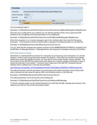 Sap mii examples 12.2 project guide | PDF