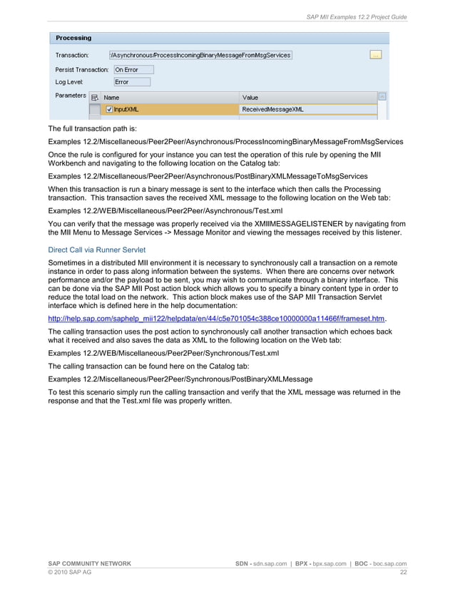 Sap mii examples 12.2 project guide | PDF