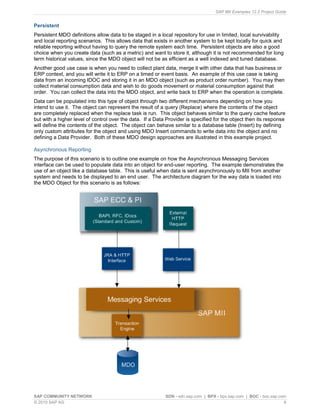 Sap mii examples 12.2 project guide | PDF