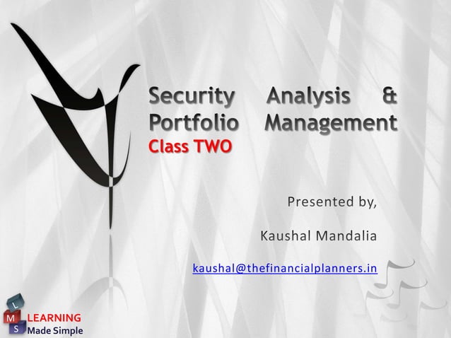 SAPM-Lecture2 | PPT