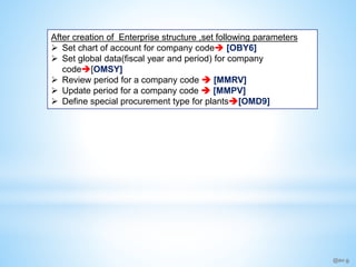 Sap mm-A glance for Trainer | PPTX