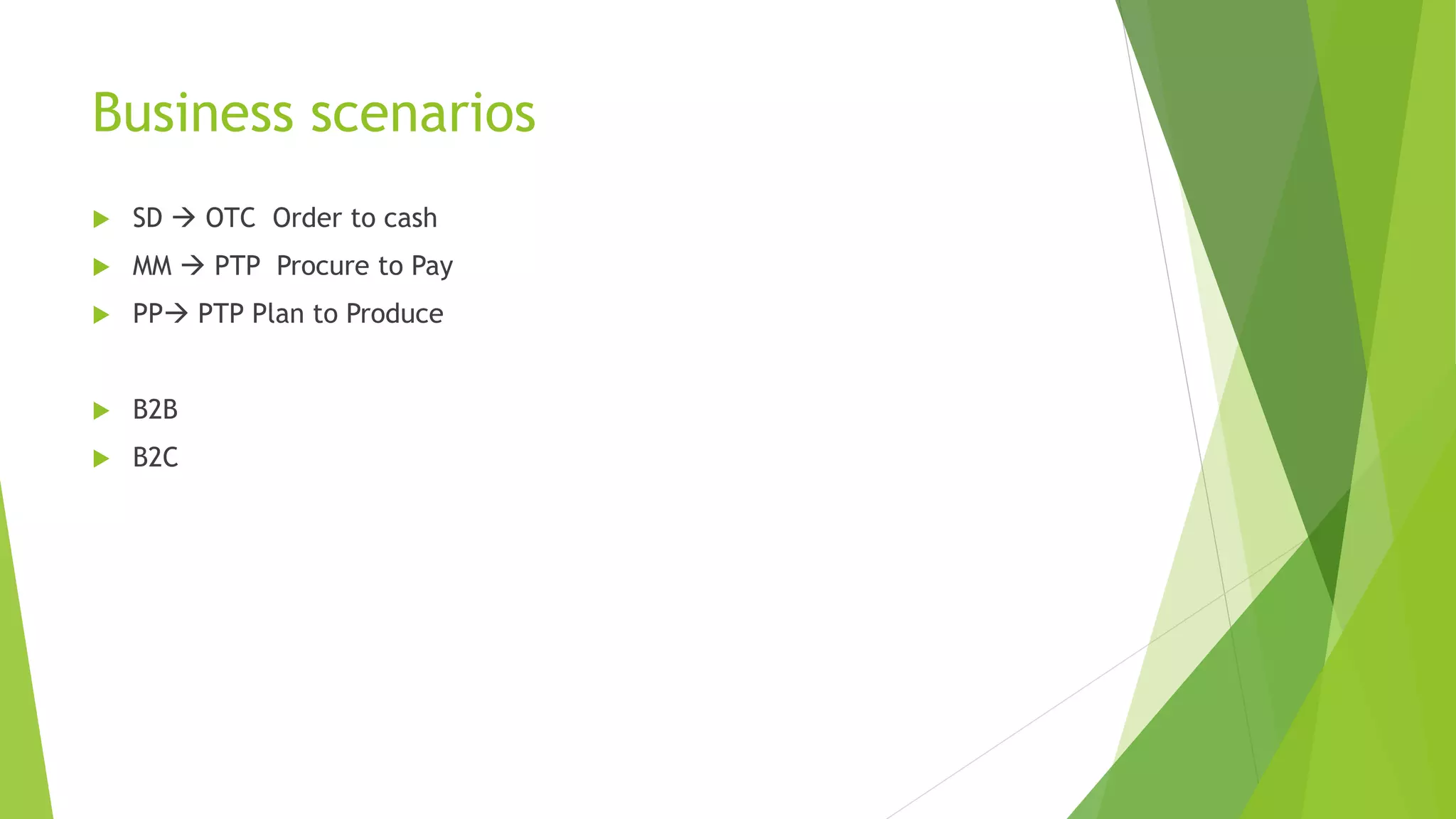 SAP MM Business Scenarios | PPTX