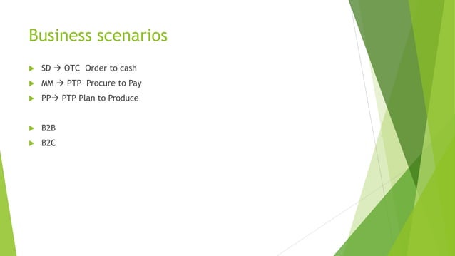 SAP MM Business Scenarios | PPTX