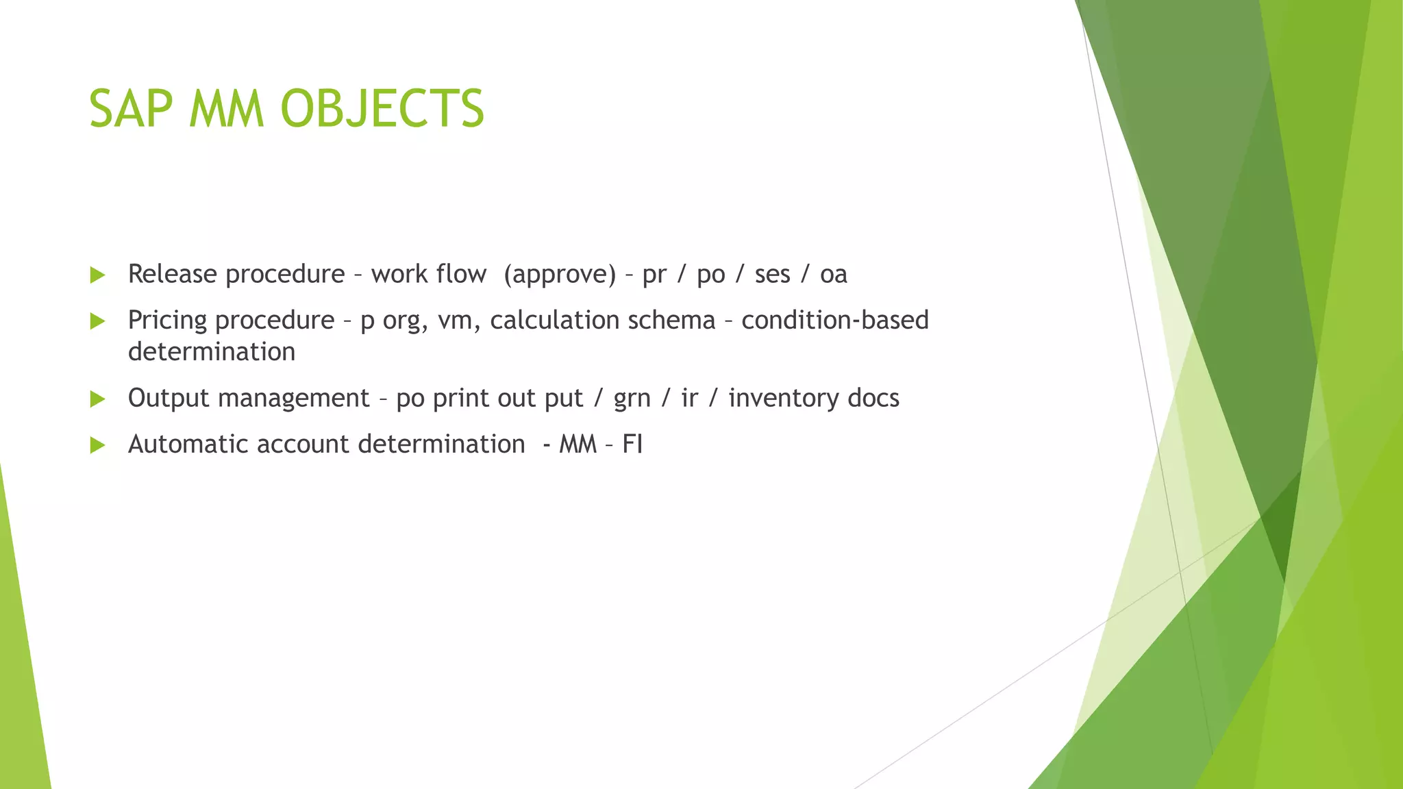 Sap mm | PPTX
