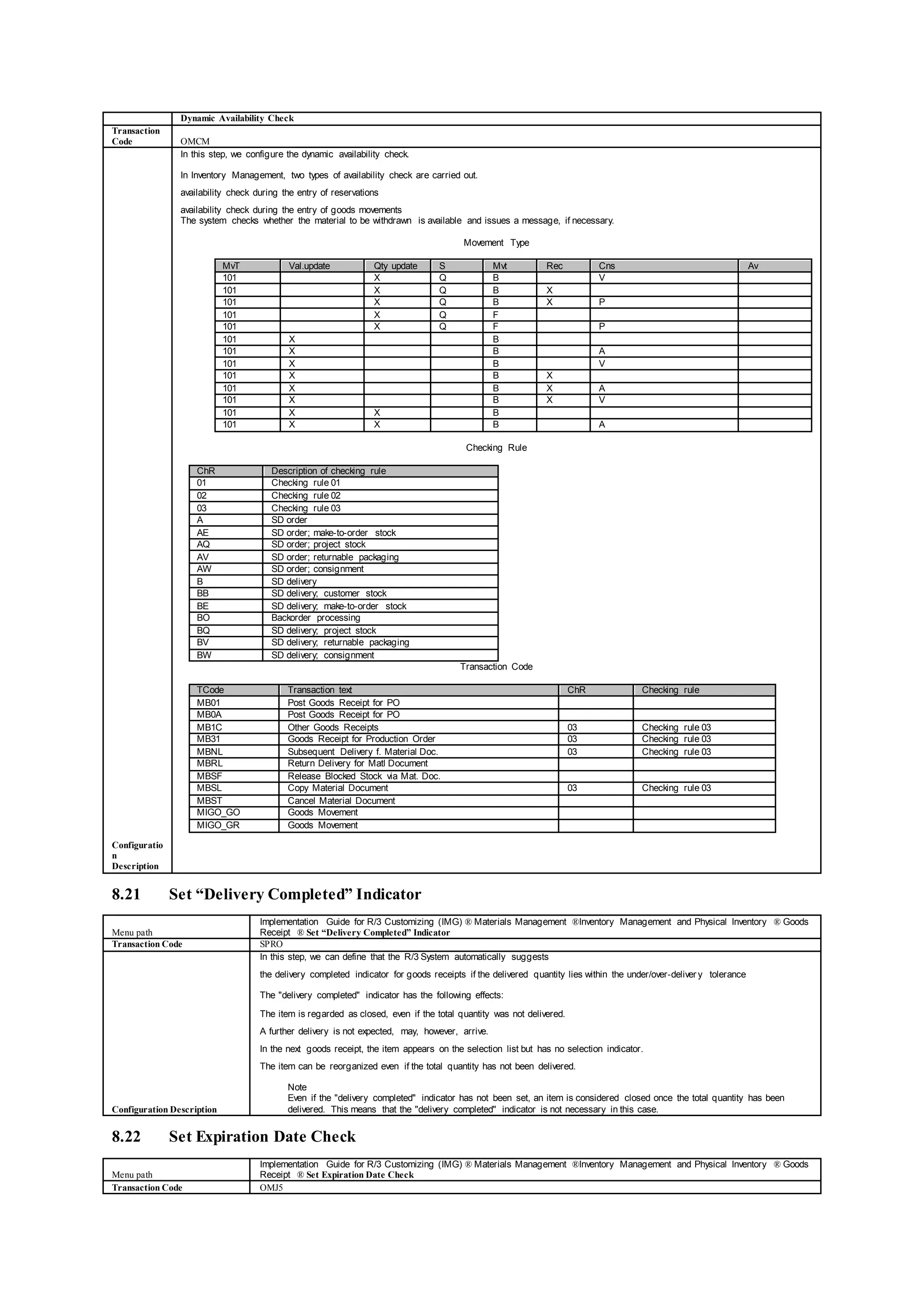 Sap mm c onfigration guid | DOCX