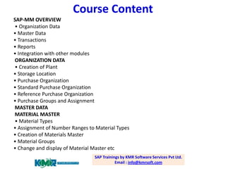 SAP Materials Management Overview | PPTX