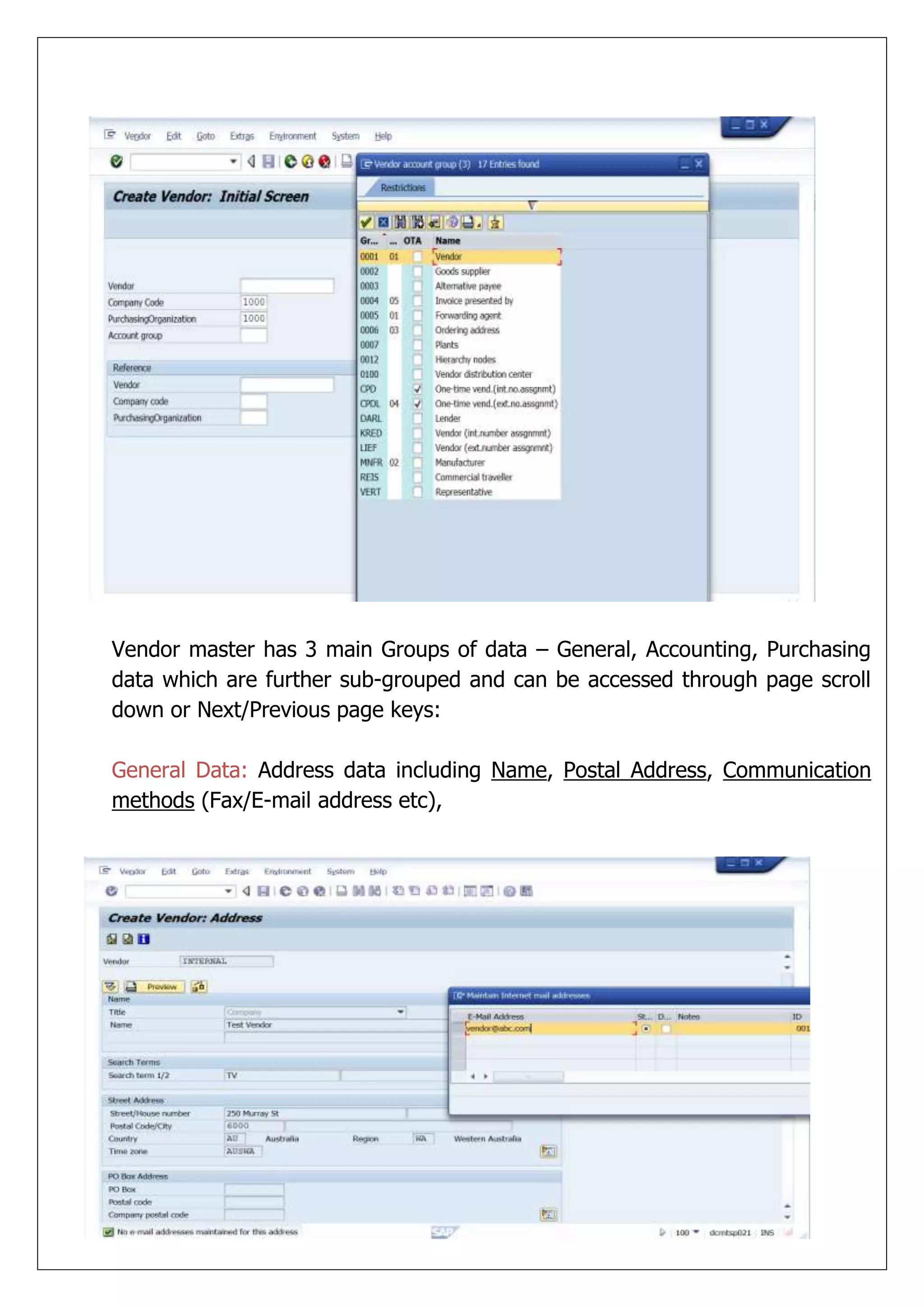 SAP MM Essential Master Data | DOCX
