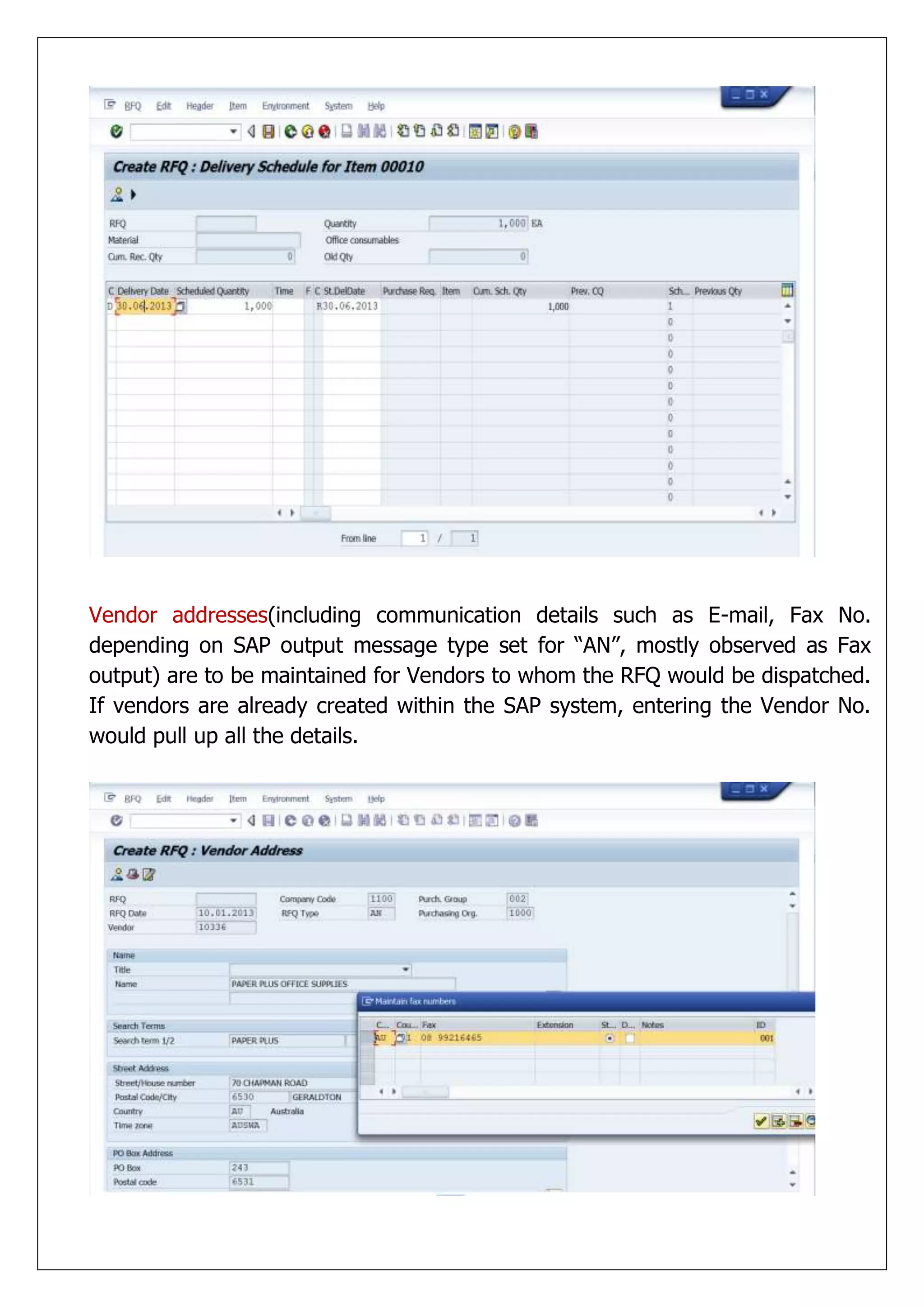 SAP MM Essential Master Data | DOCX