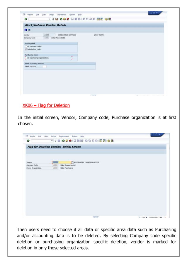 SAP MM Essential Master Data